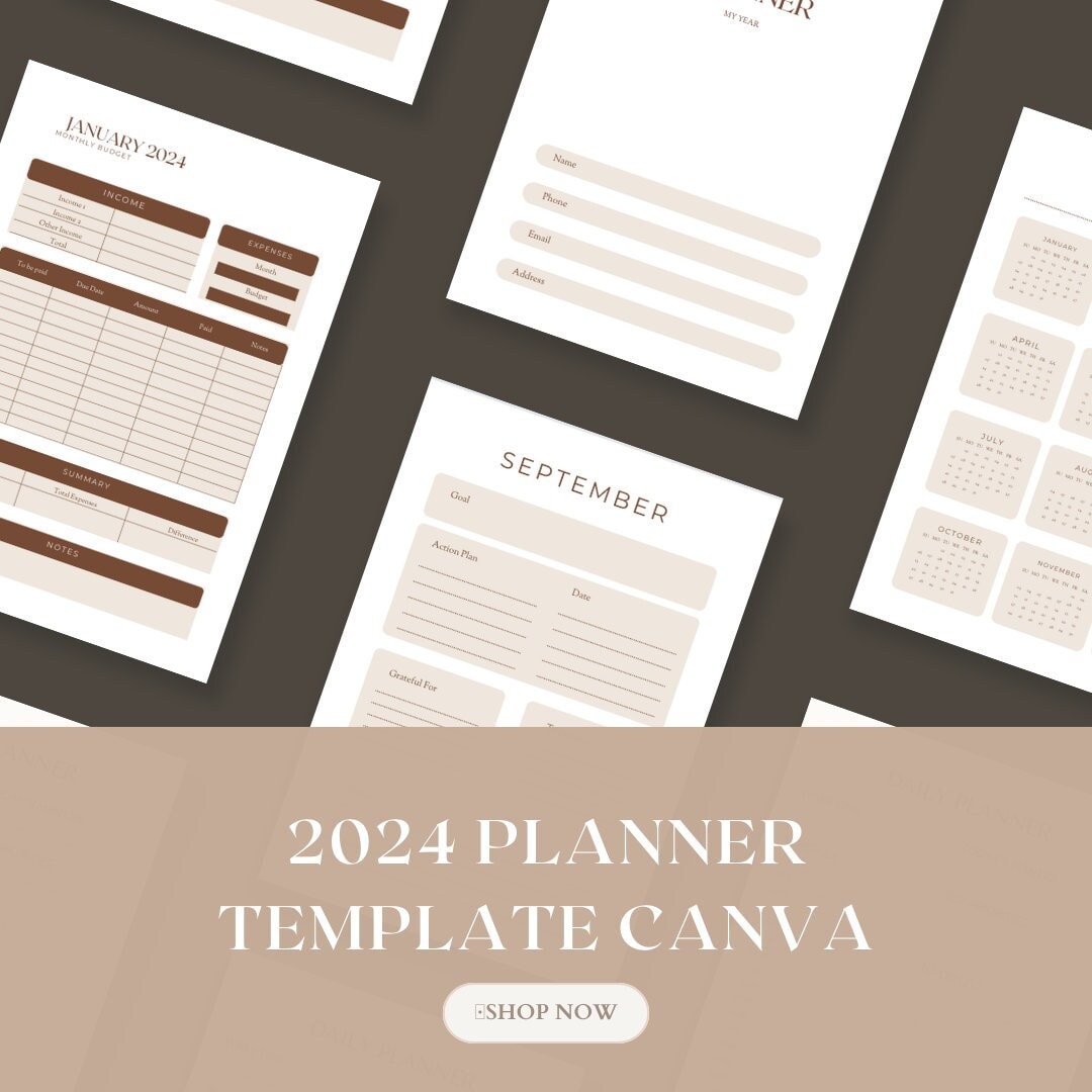 2024 Canva Template - Etsy