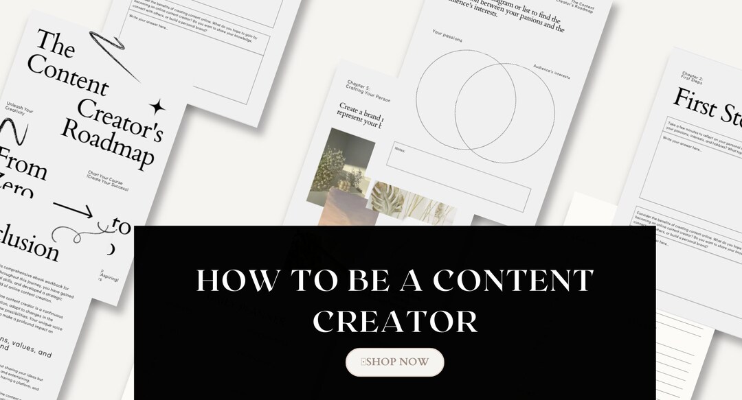 CONTENT CREATOR GUIDE - Etsy