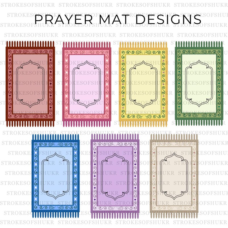 Prayer Mat Illustration - Etsy