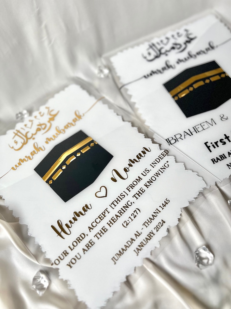 Personalized Acrylic Umrah Hajj Mubarak Sign: Islamic Home Decor - Etsy