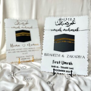 Personalized Acrylic Umrah Hajj Mubarak Sign: Islamic Home Decor - Etsy