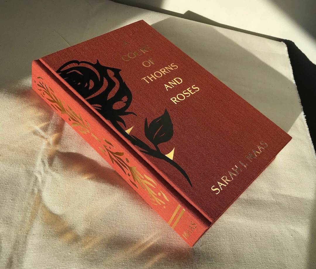 A Court of Thorns and Roses, Hand Rebound Book, Custom Edition - Etsy