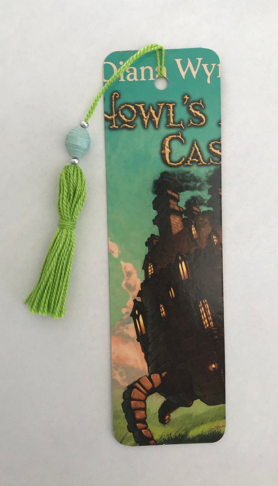 Howl's Moving Castle Bookmark, Tassel, Paper Bead - Etsy