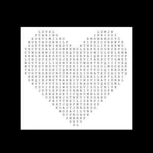 Daily Reminder Word Search - "you Are" Mouse Pad - Inspirational ...