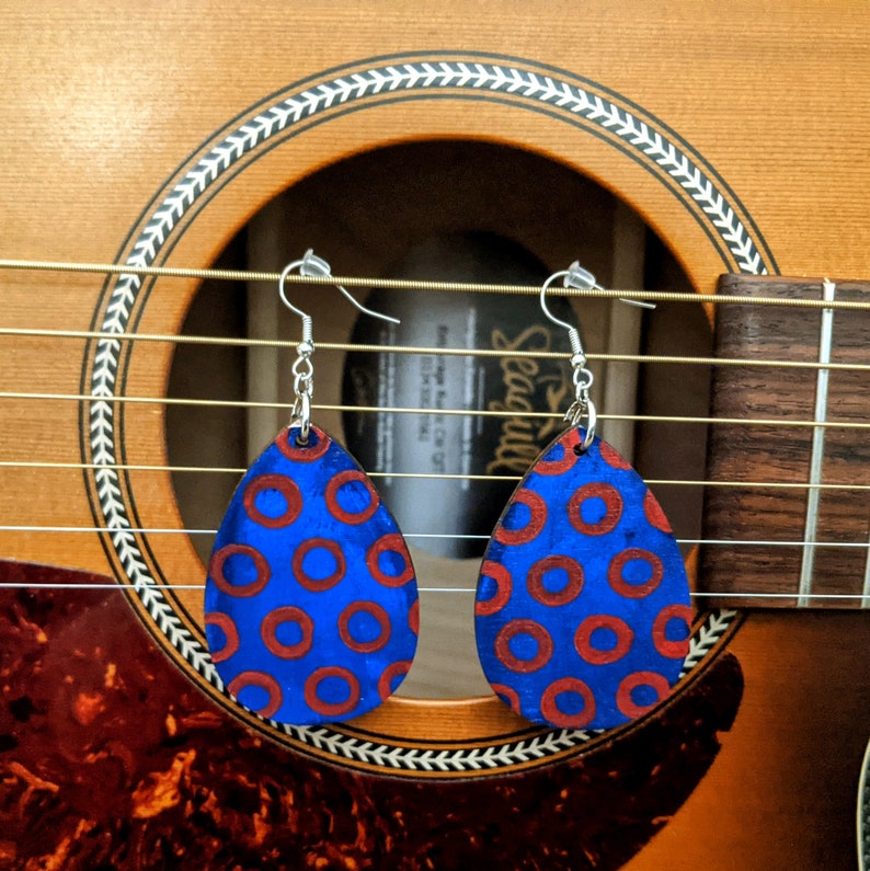 Phish Run Like an Antelope Donut Earrings Woodburned Phish Jewelry - Etsy