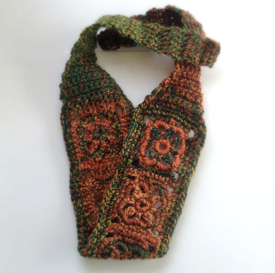 Multi Color Mix Crochet Headband, Handmade Adjustable Hairband, Made ...