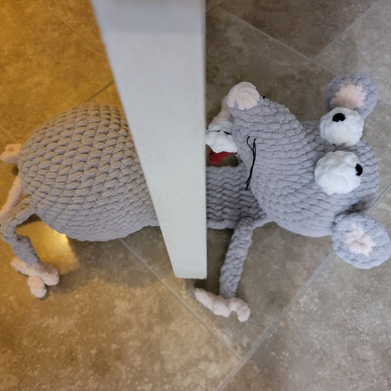 Crochet Mouse Door Stopper - Etsy