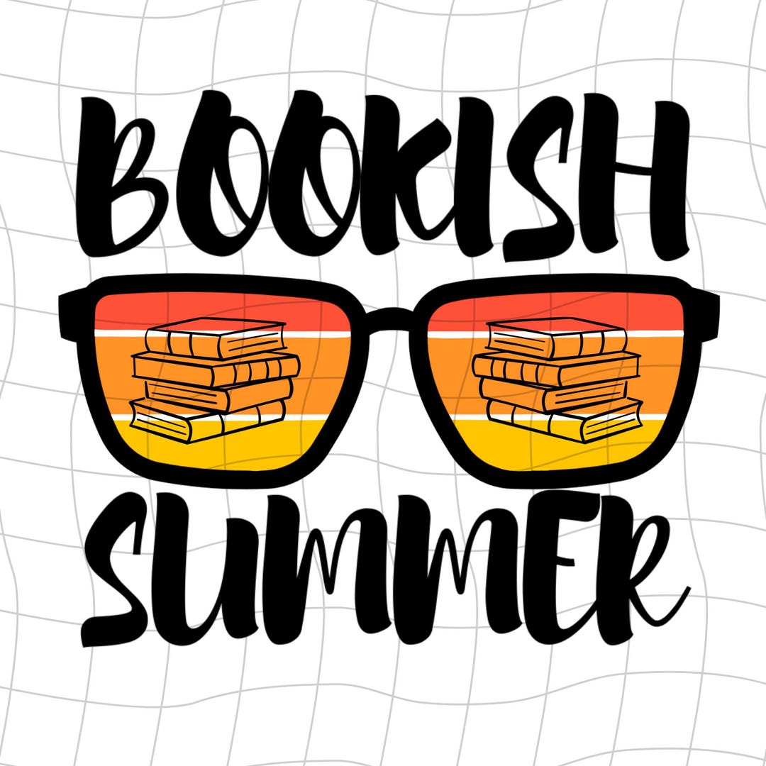 Bookish Summer High Quality Instant PNG Download | PNG 300dpi | Bookish ...
