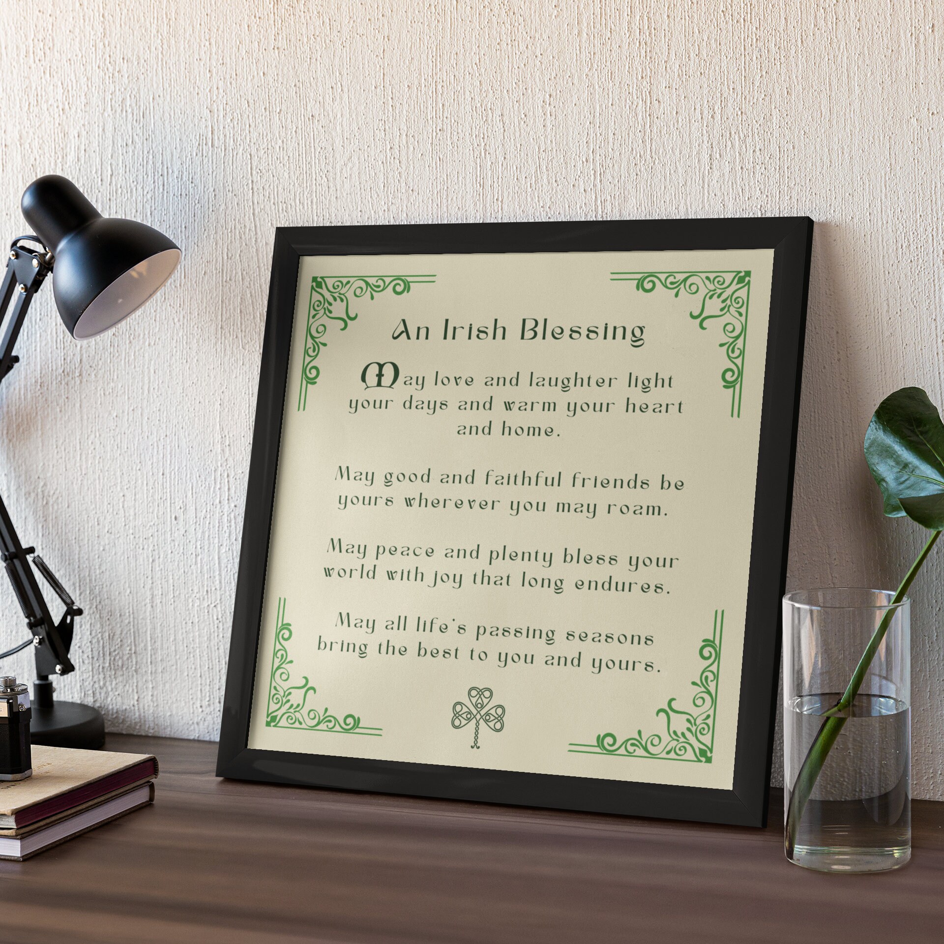 Printable Irish Blessing may Love and Laughter Light Your Days Variety ...
