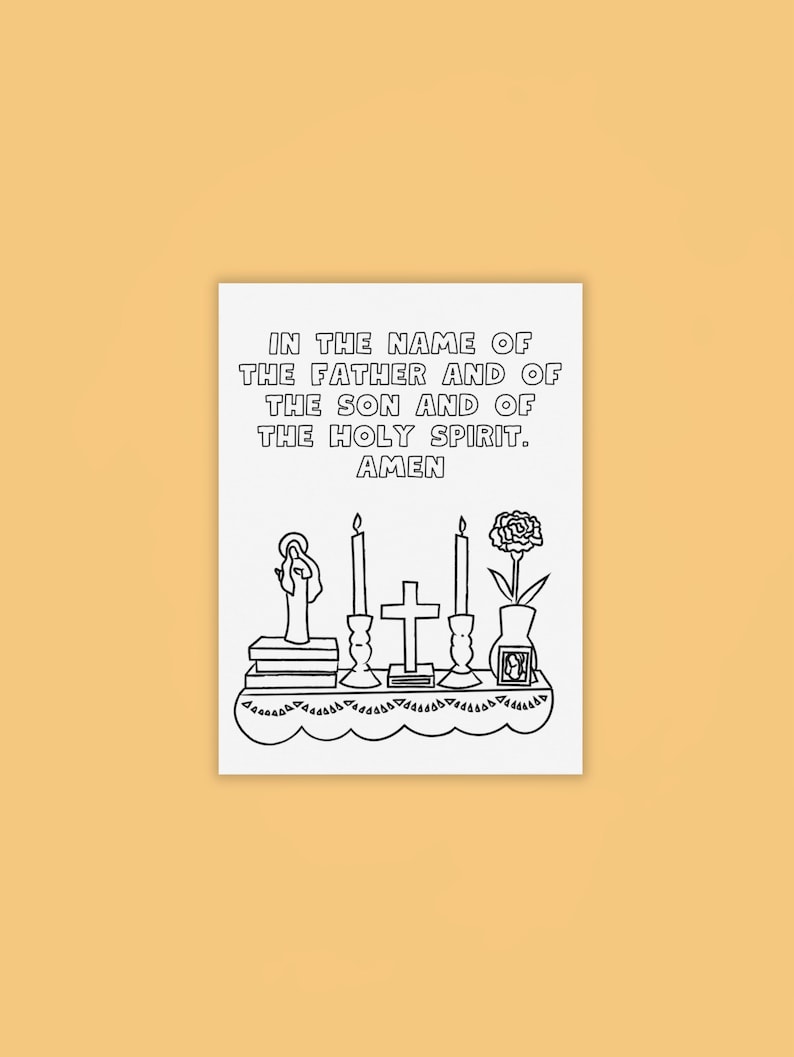 Printable Catholic Coloring Pages Bible & Catechism Activities for Kids ...