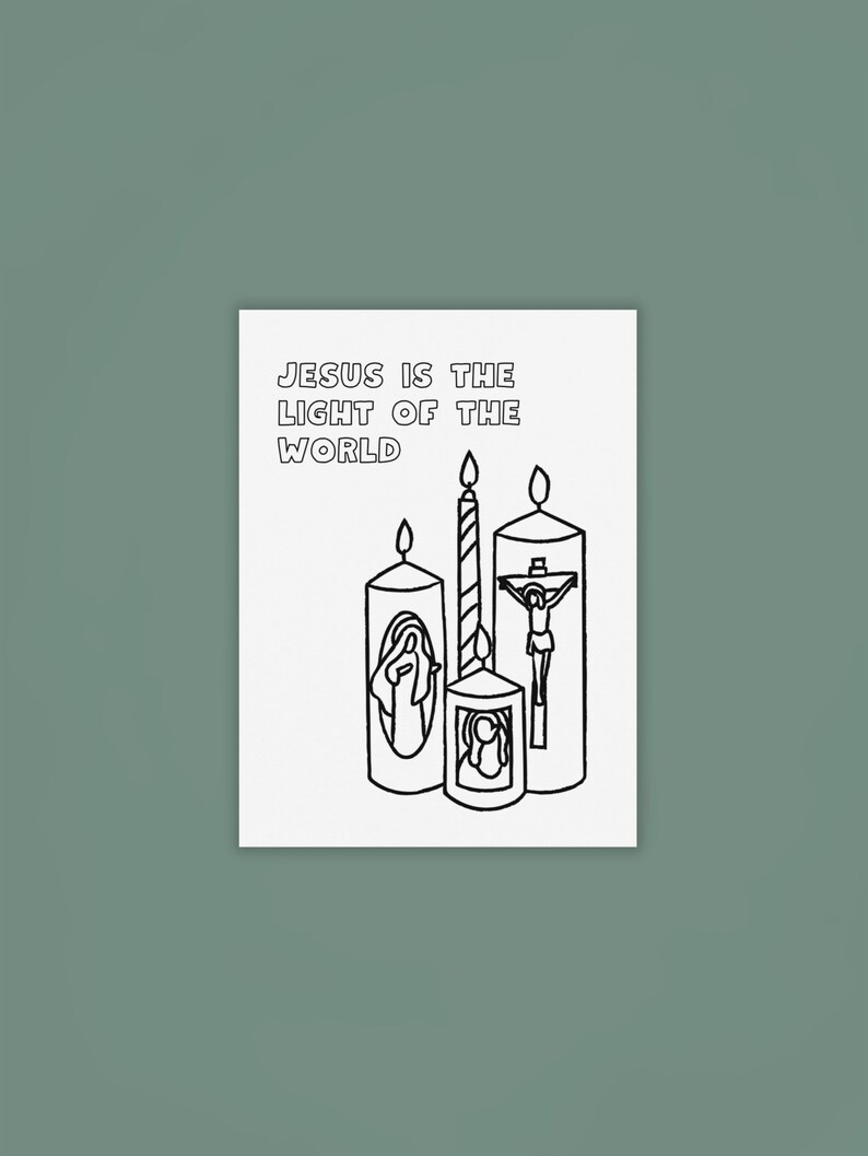 Printable Catholic Coloring Pages Bible & Catechism Activities for Kids ...