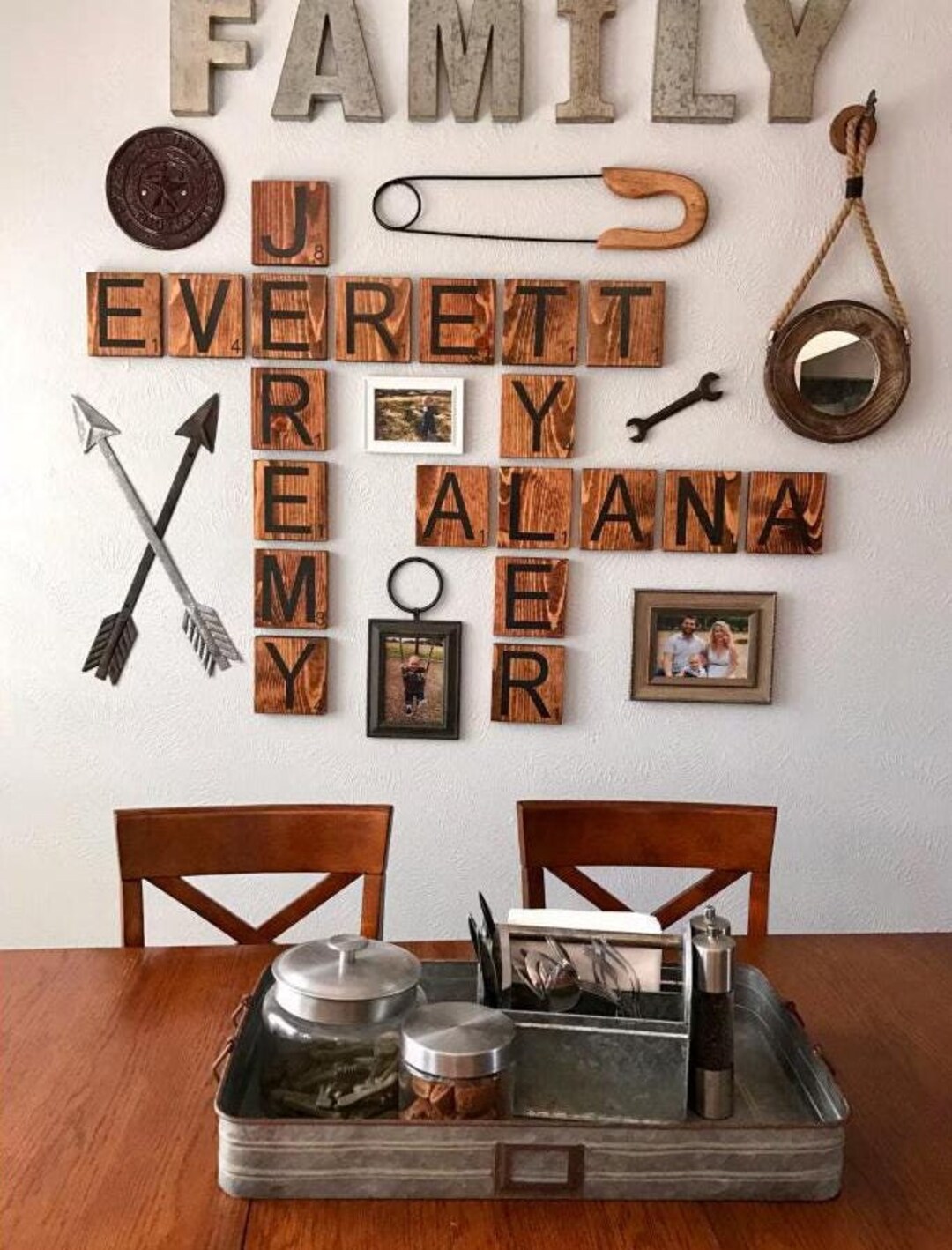 Oversized Scrabble Tiles | Scrabble Wall Art | Scrabble Tiles | Choose ...