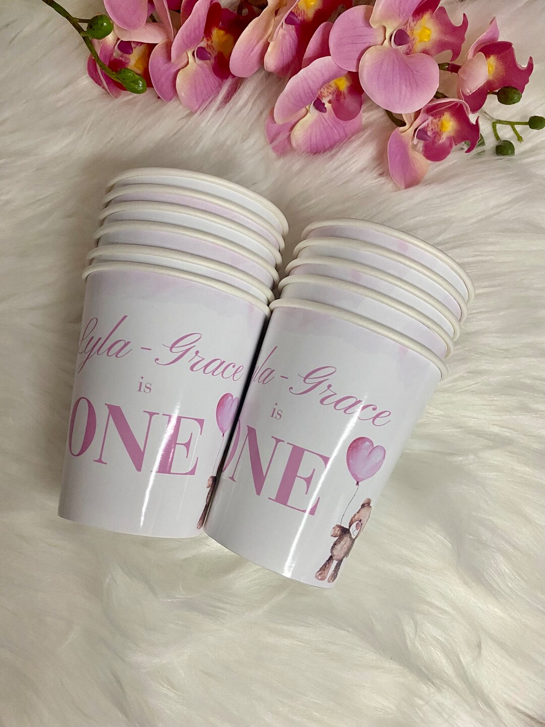 Personalised Paper Cup | Party Tableware | Paper Cup With Lid | Branded ...