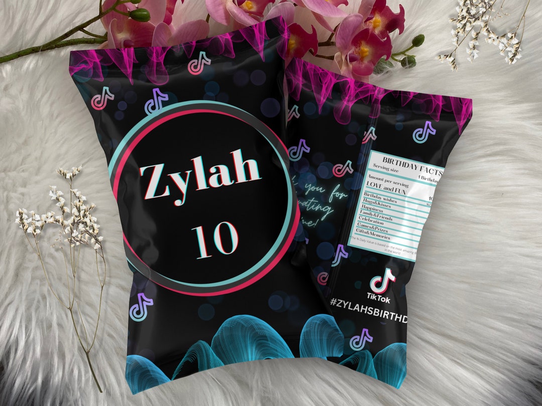Personalised Chip Bags | Tiktok Chips Bag | Customised Crisp Packets ...