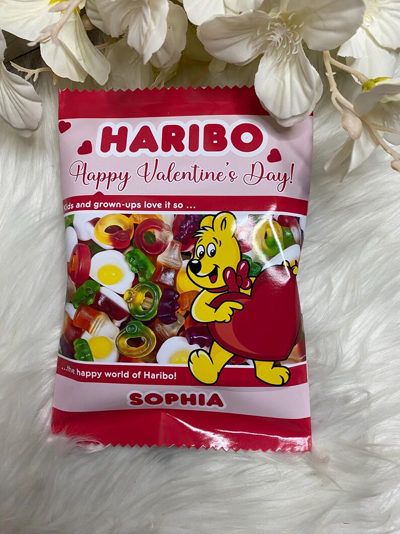 Personalised Haribo | Valentines Day Gift | Custom Haribo Packets ...