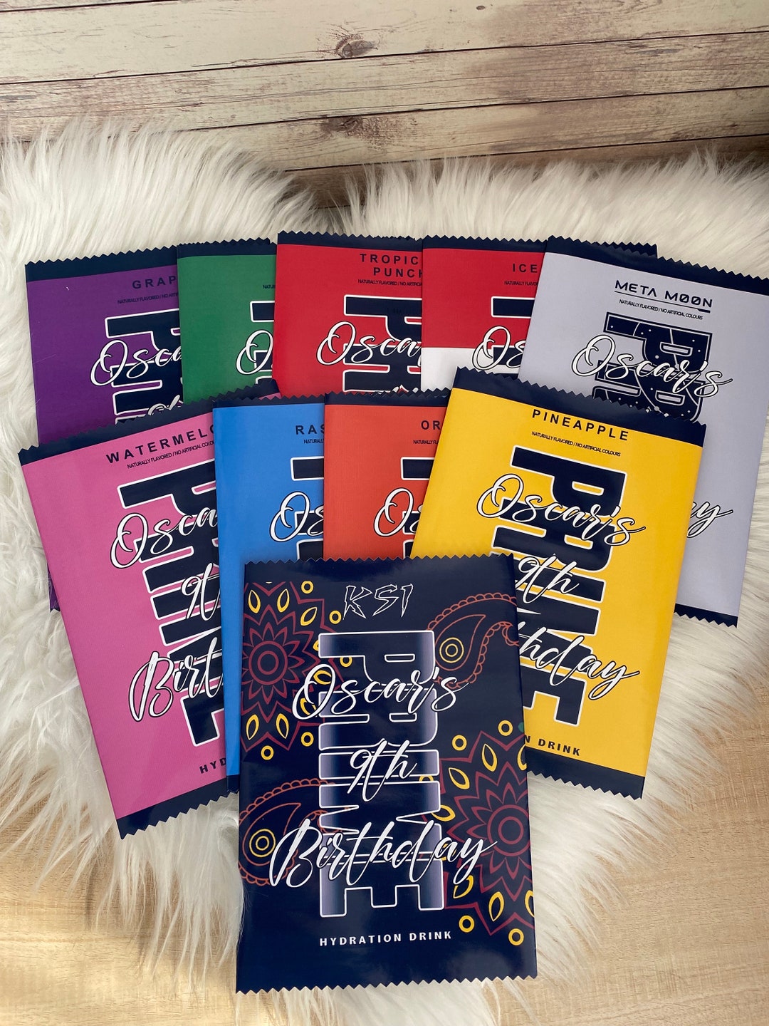 Personalised Prime Drink Chip Bags | Birthday Chips Bag | Custom Prime ...