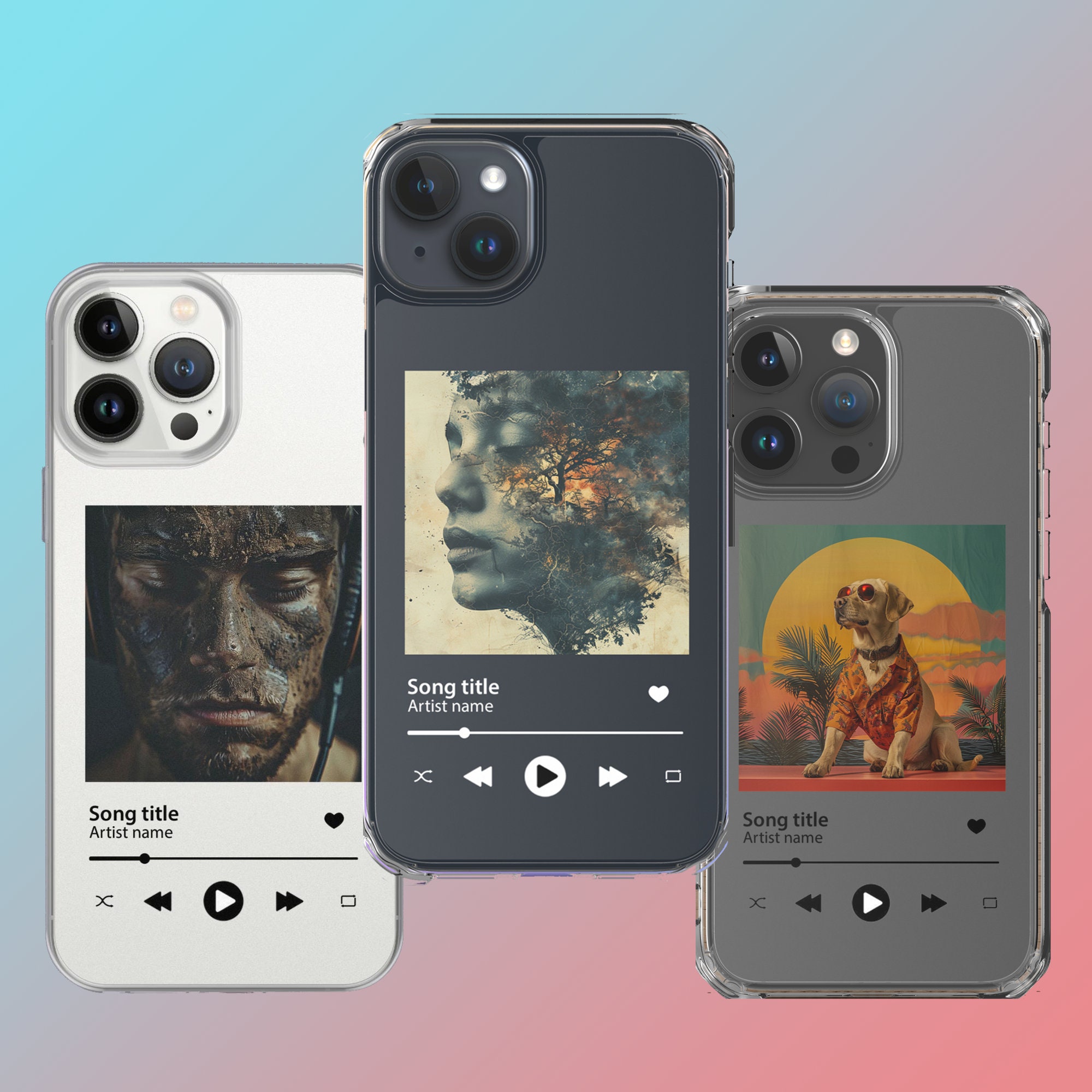 Custom Music Album Cover Phone Case Music Player Song Cover Vinyl ...