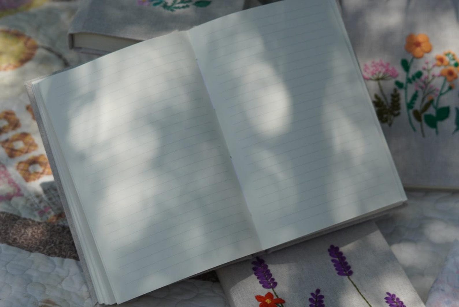 Handmade Cat Notebook With Floral Crown Embroidery Vietnamese Hand ...