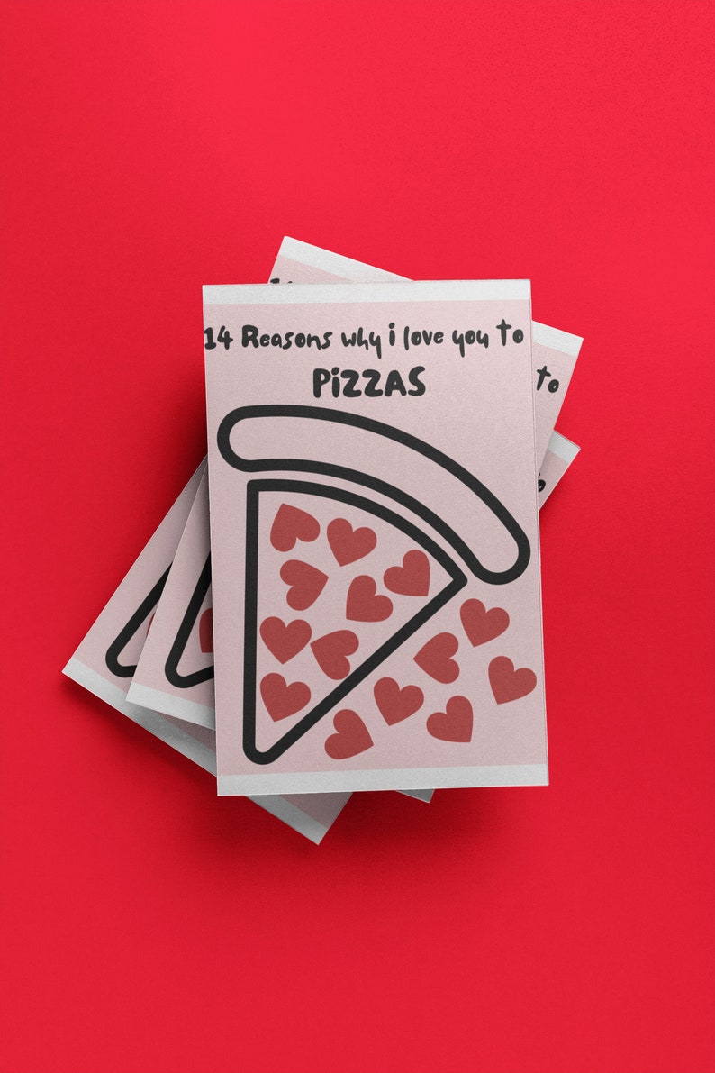 14 Reasons Why I Love You to PIZZAS, Valentines Count Down Scratch-off ... 14 Reasons Why I Love You to PIZZAS, Valentines Count Down Scratch-off ...