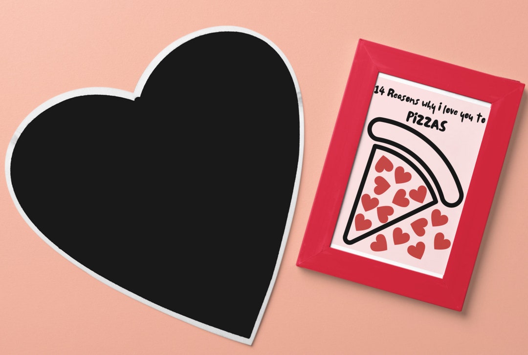14 Reasons Why I Love You to PIZZAS, Valentines Count Down Scratch-off ... 14 Reasons Why I Love You to PIZZAS, Valentines Count Down Scratch-off ...
