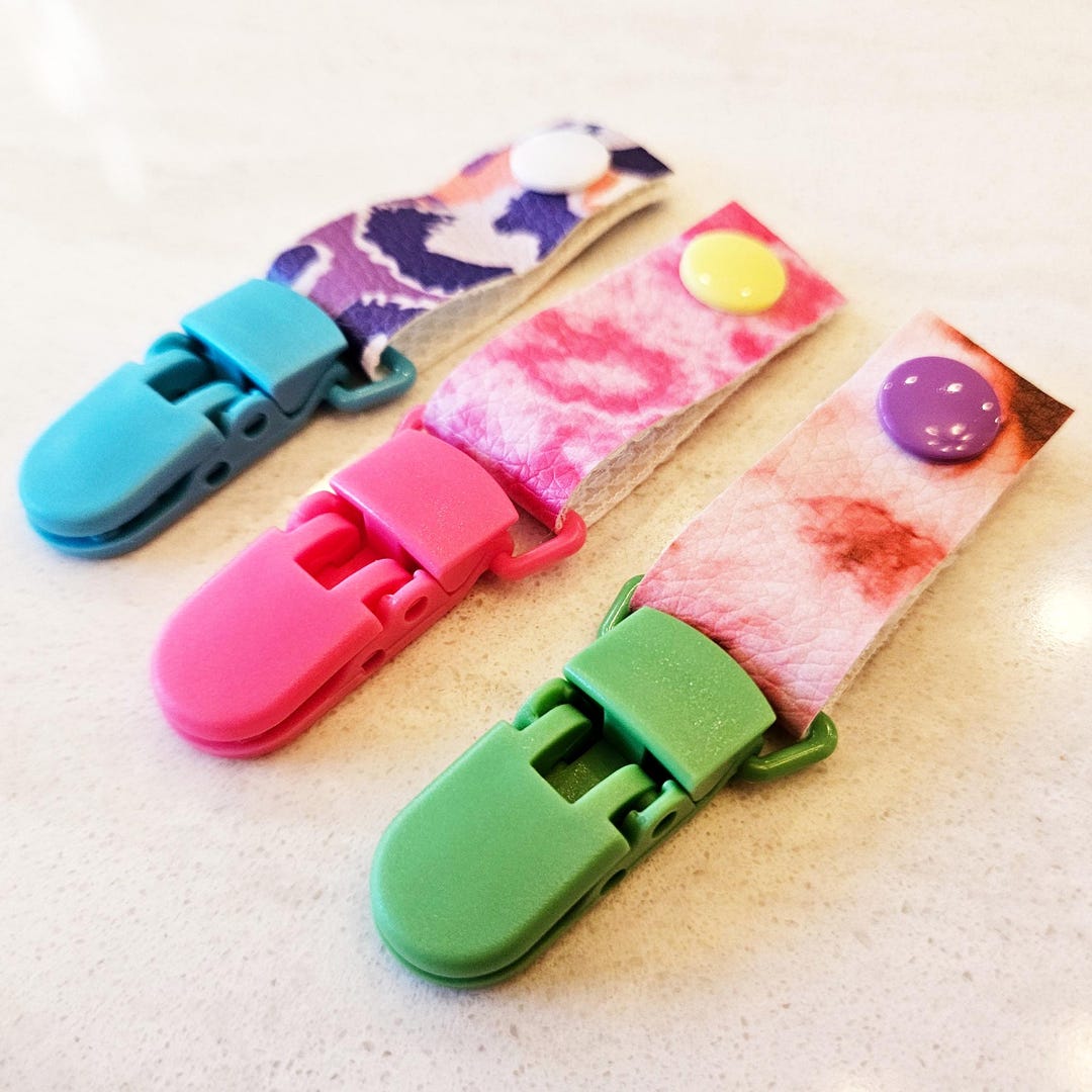 Tie-dye Tubie Clips-style 5, Set of 3 | G-tube Clips | Feeding Tube ...