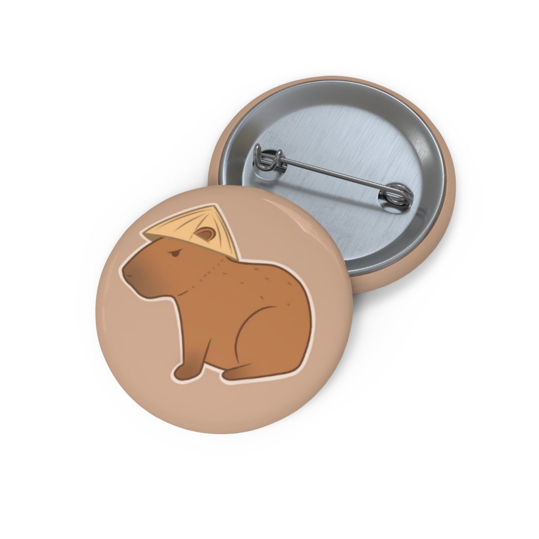 Metal Capybara Pin, Capybara Pin, Capybara Hat Pin, Unique Animal Pin ...