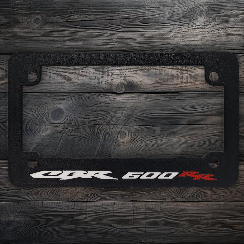 CUSTOMIZABLE Textured License Plate Frame for Motorcycle - Etsy