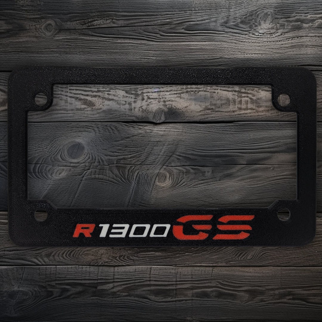For BMW R1300 GS Textured Motorcycle License Plate Frame (all Years) - Etsy