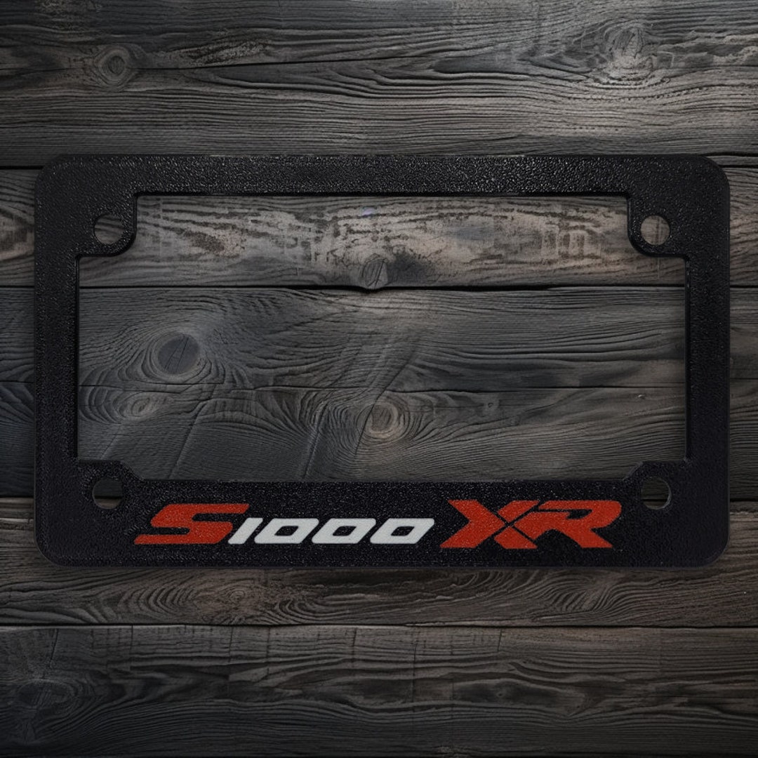 Textured License Plate Frame for BMW S1000XR Motorcycle - Etsy