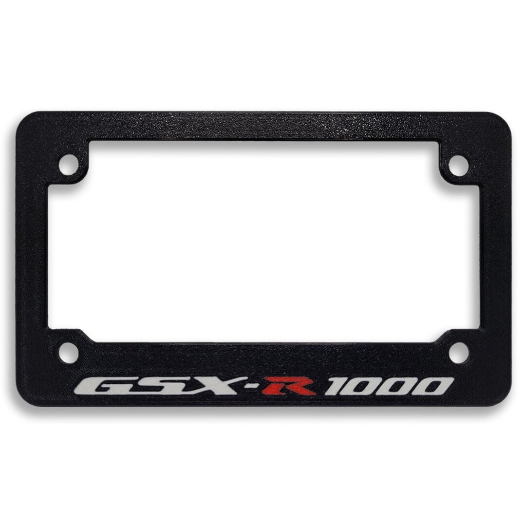 For Suzuki GSX-R 1000 Textured Motorcycle License Plate Frame (ALL ...