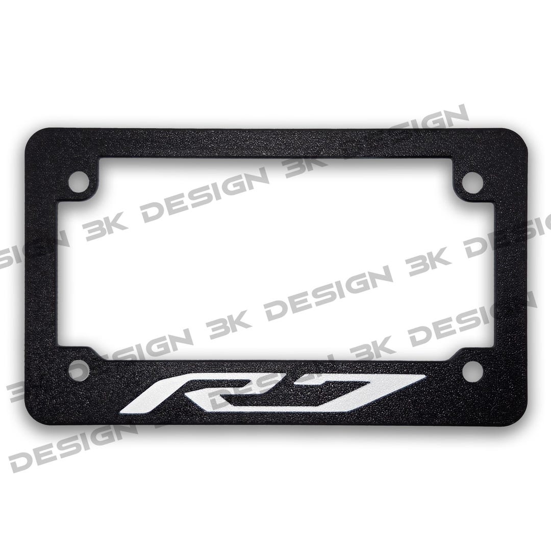 For Yamaha YZF R7 Textured Motorcycle License Plate Frame (all Years ...