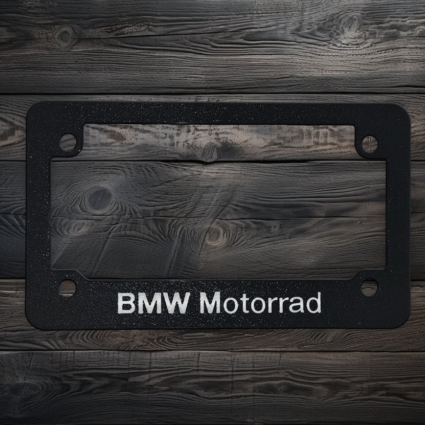 CUSTOMIZABLE Textured License Plate Frame for Motorcycle - Etsy