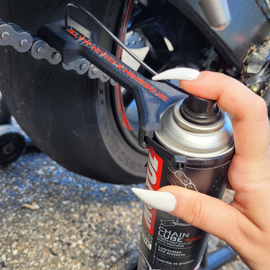 Chain-mate Premium Motorcycle Chain Lube Tool – Carbon Fiber Polymer ...