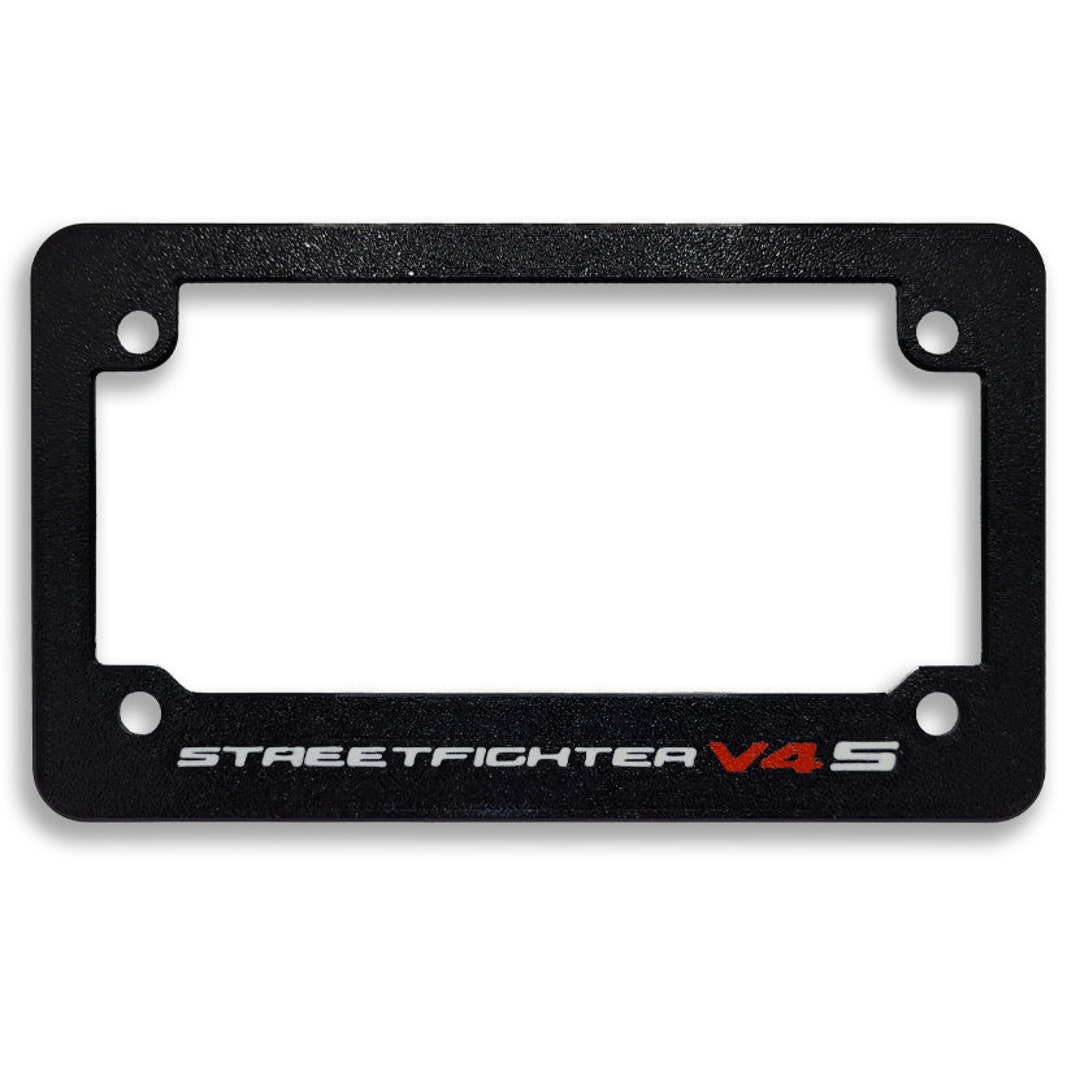 For Ducati Streetfighter V4S Textured Motorcycle License Plate Frame ...