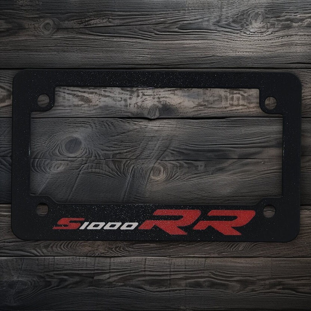 Textured License Plate Frame for BMW S1000RR Motorcycle - Etsy
