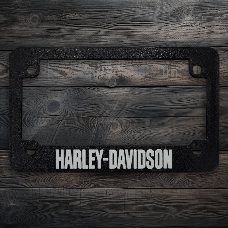 Harley Davidson Motorcycle License Plate Frame - Etsy