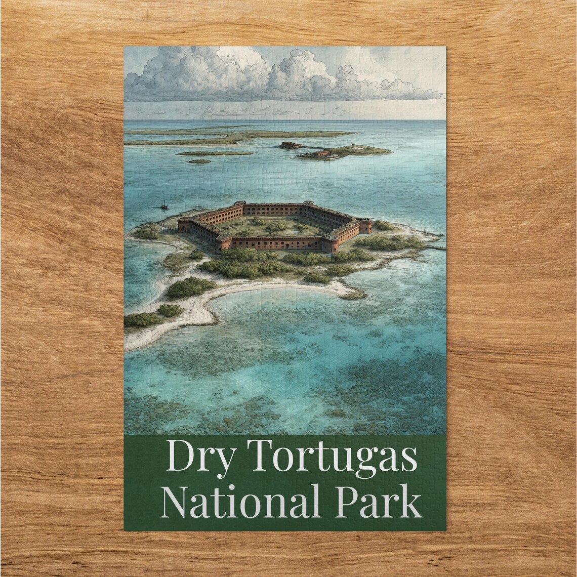 Dry Tortugas National Park Puzzle, Fort Jefferson, Florida Keys, Island ...