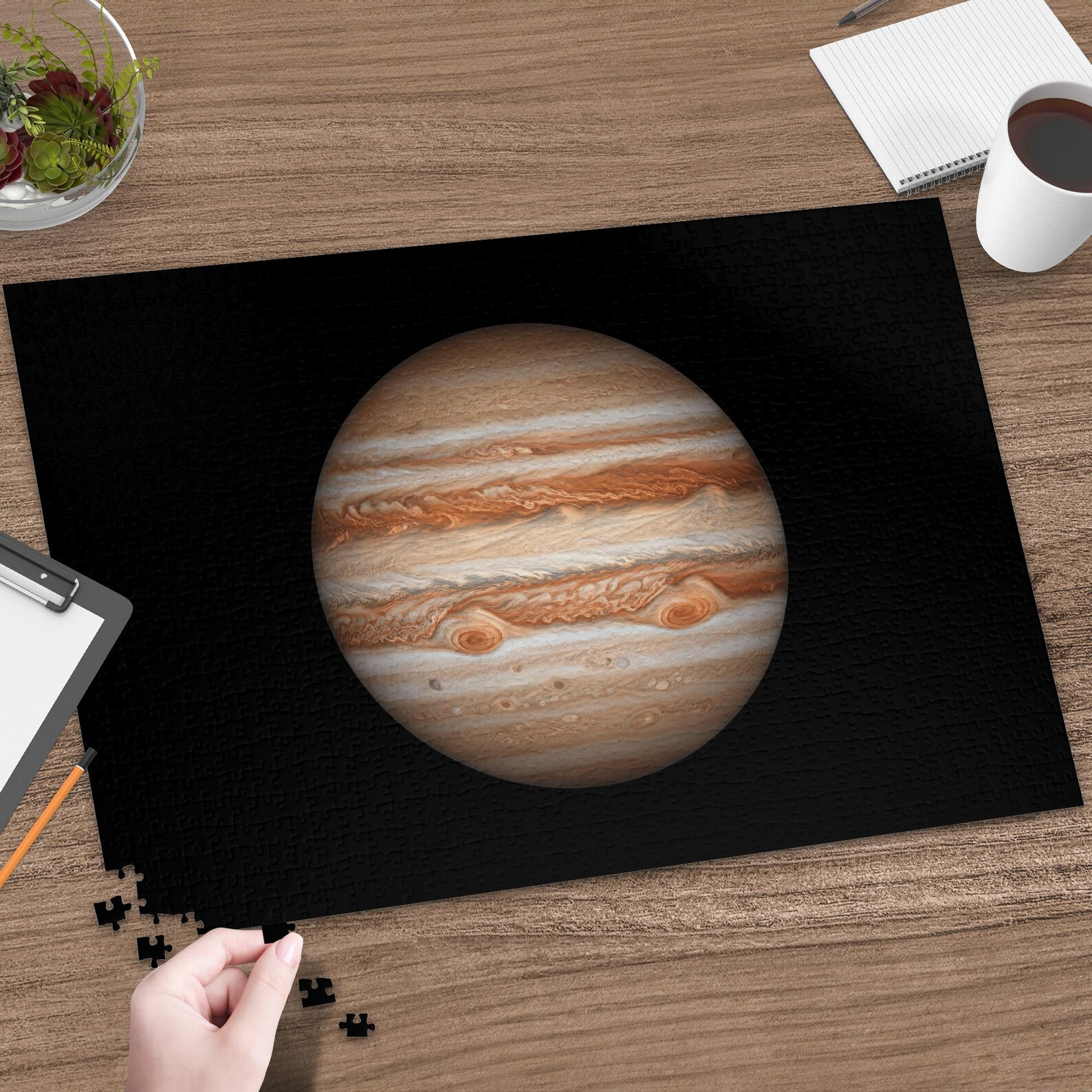 Jupiter Puzzle: 1014 Piece, Space Art, Calm and Focus Collection - Etsy