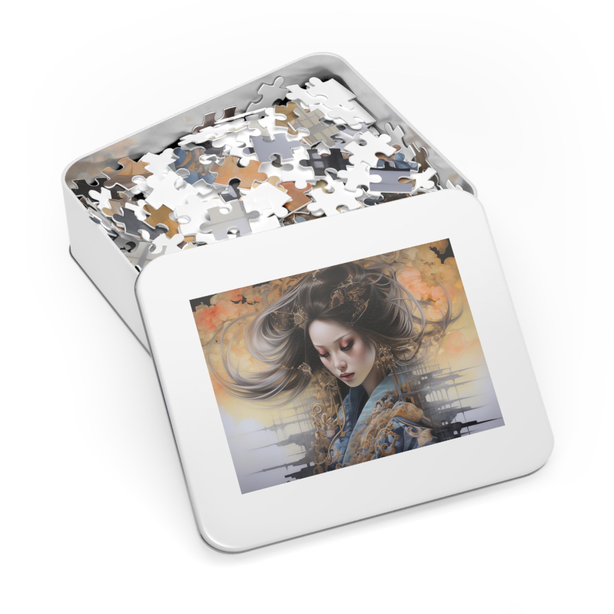 Fantasy Art Jigsaw Puzzle, Asian-inspired Illustration, Challenging 500 ...