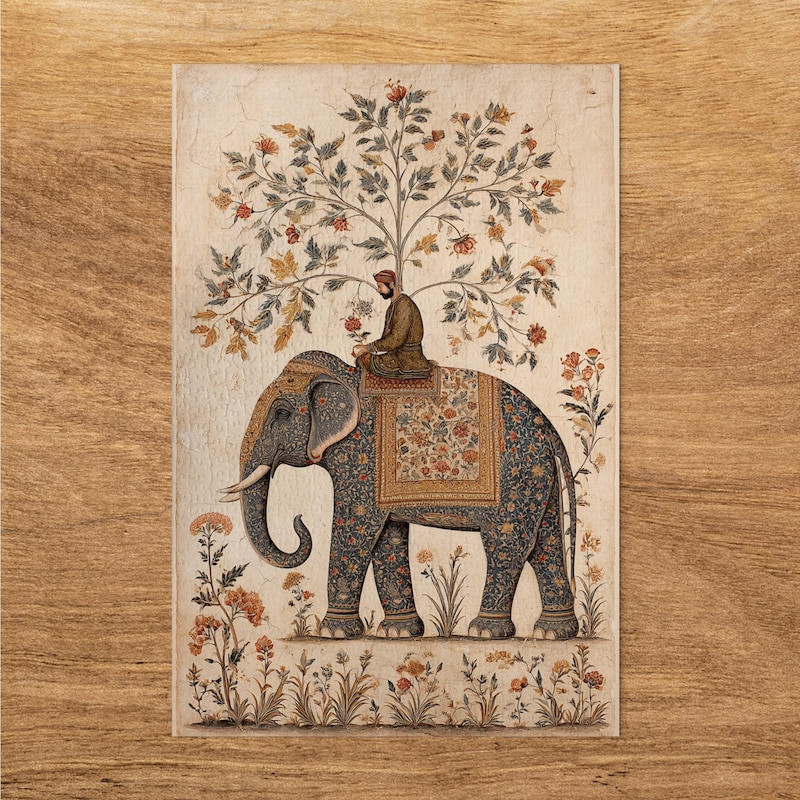 Indian Mughal Artwork - Etsy
