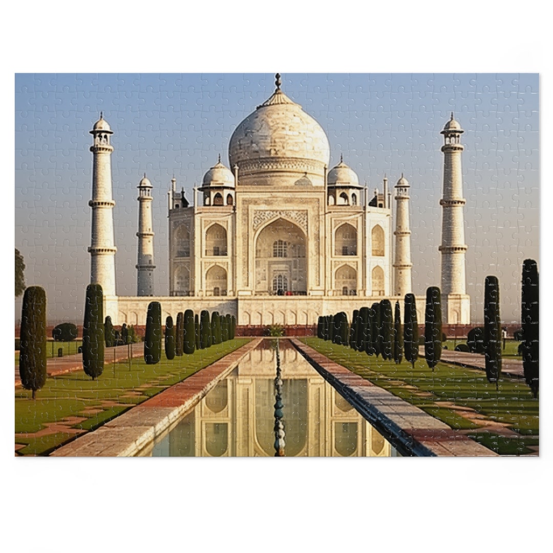 Taj Mahal Jigsaw Puzzle, 1000 Piece Puzzles, Travel Landmark India ...