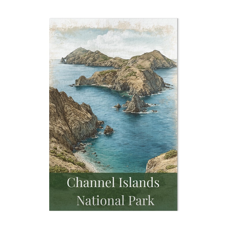 Channel Islands National Park Puzzle: Coastal California Souvenir (1014 ...