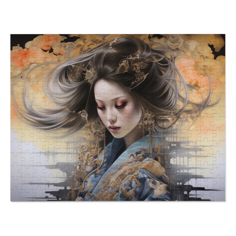 Fantasy Art Jigsaw Puzzle, Asian-inspired Illustration, Challenging 500 ...