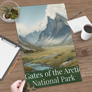 Gates of the Arctic National Park Puzzle, Mountain Landscape Puzzle ...