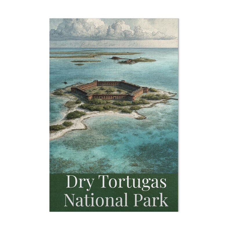 Dry Tortugas National Park Puzzle, Fort Jefferson, Florida Keys, Island ...