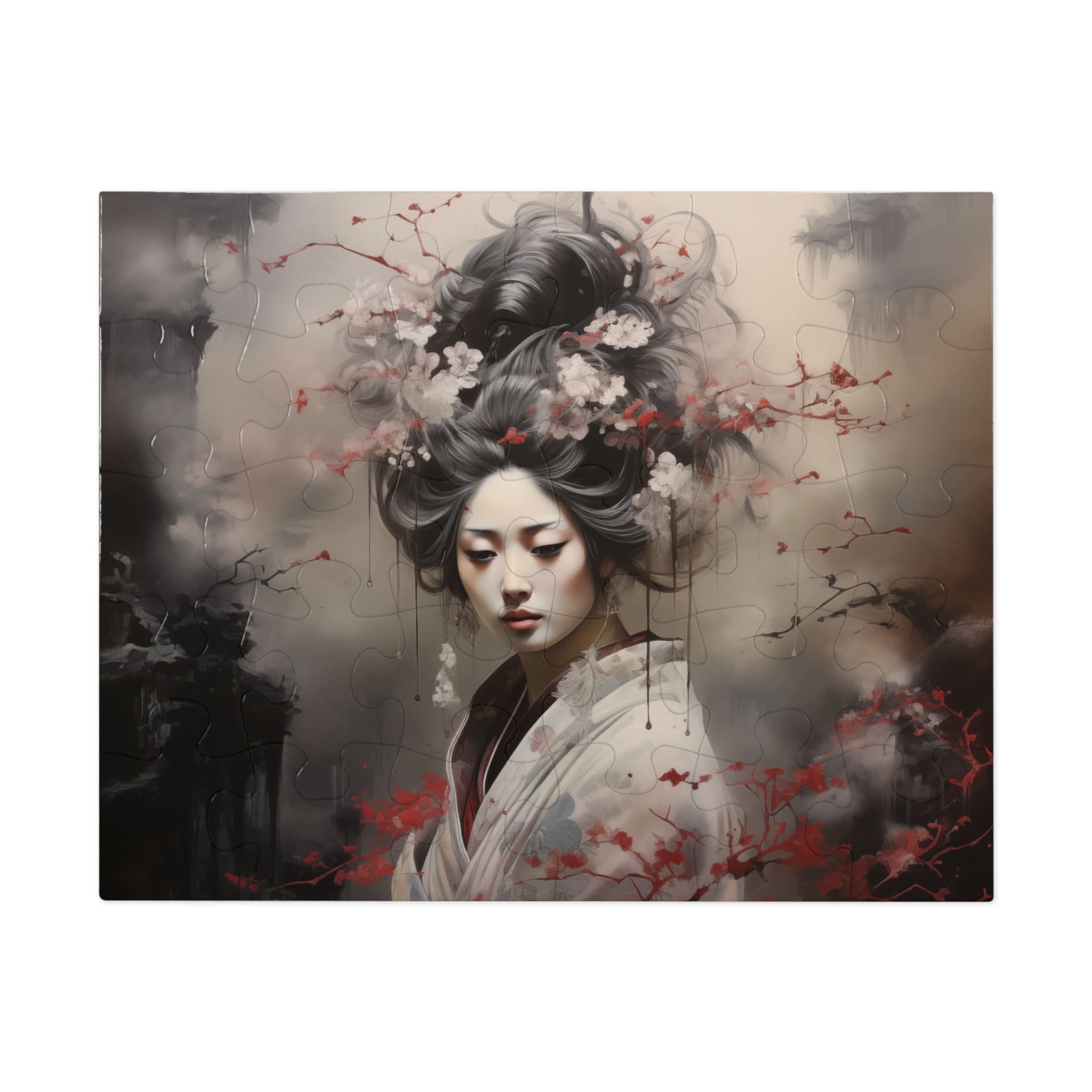 Fantasy Art Jigsaw Puzzle, Asian-inspired Illustration, Challenging ...