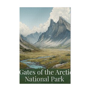 Gates of the Arctic National Park Puzzle, Mountain Landscape Puzzle ...