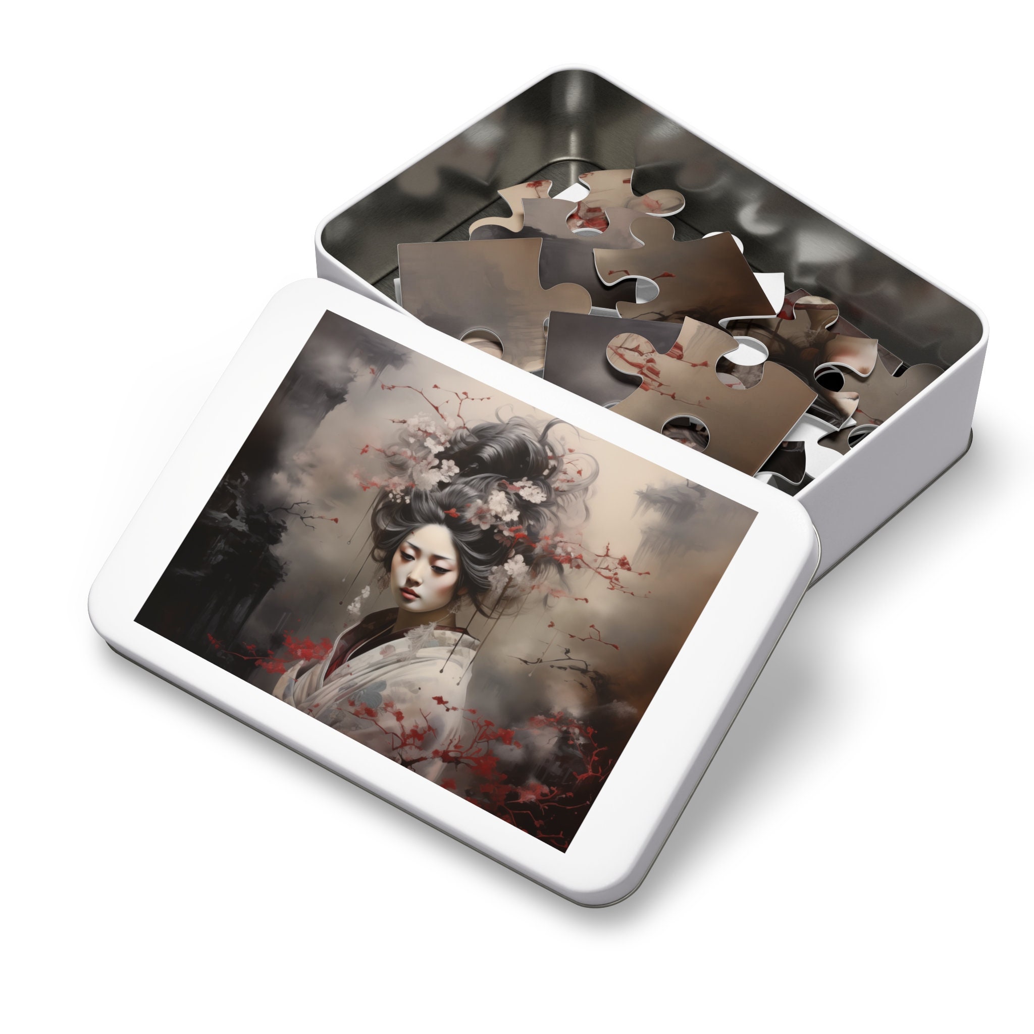 Fantasy Art Jigsaw Puzzle, Asian-inspired Illustration, Challenging ...