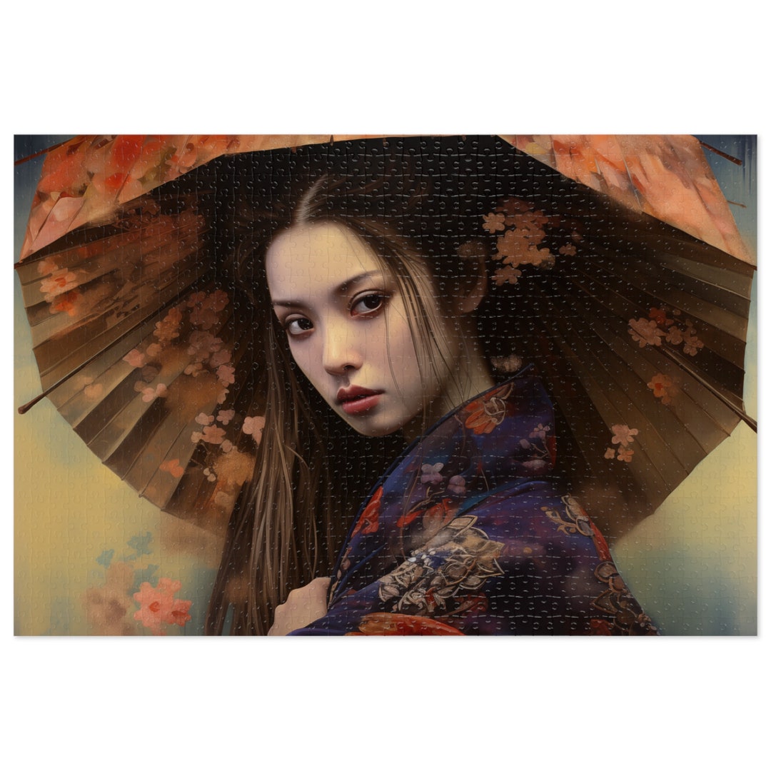 Unique Asian Beauty Jigsaw Puzzle, Intricate Artwork, Challenging Adult ...
