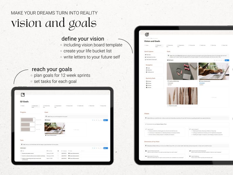 2026 All in One Notion Template, Notion Ultimate Life Planner, Notion ...